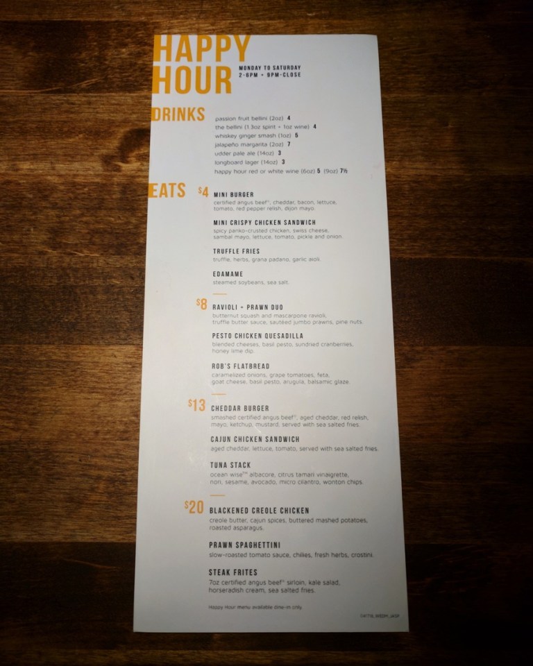 Edmonton Restaurant Review: Cactus Club Cafe | Fa(shion).Fi(lm).Fo(od ...